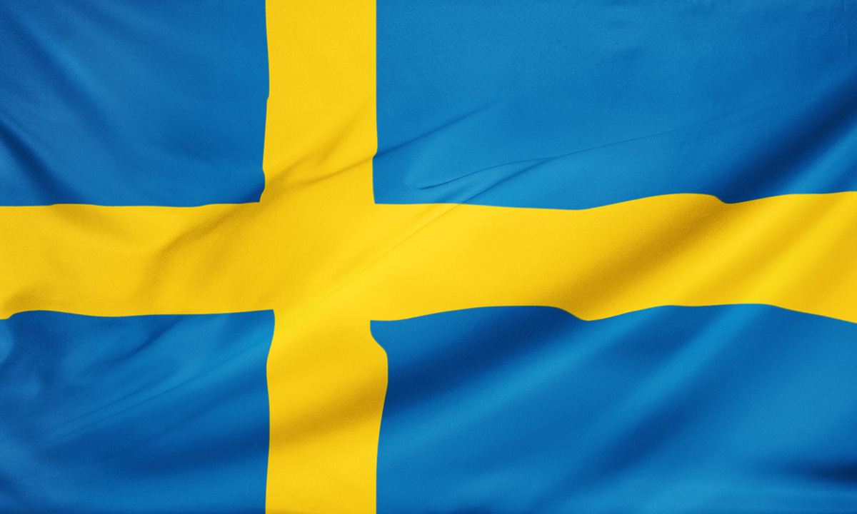 National flag of Sweden